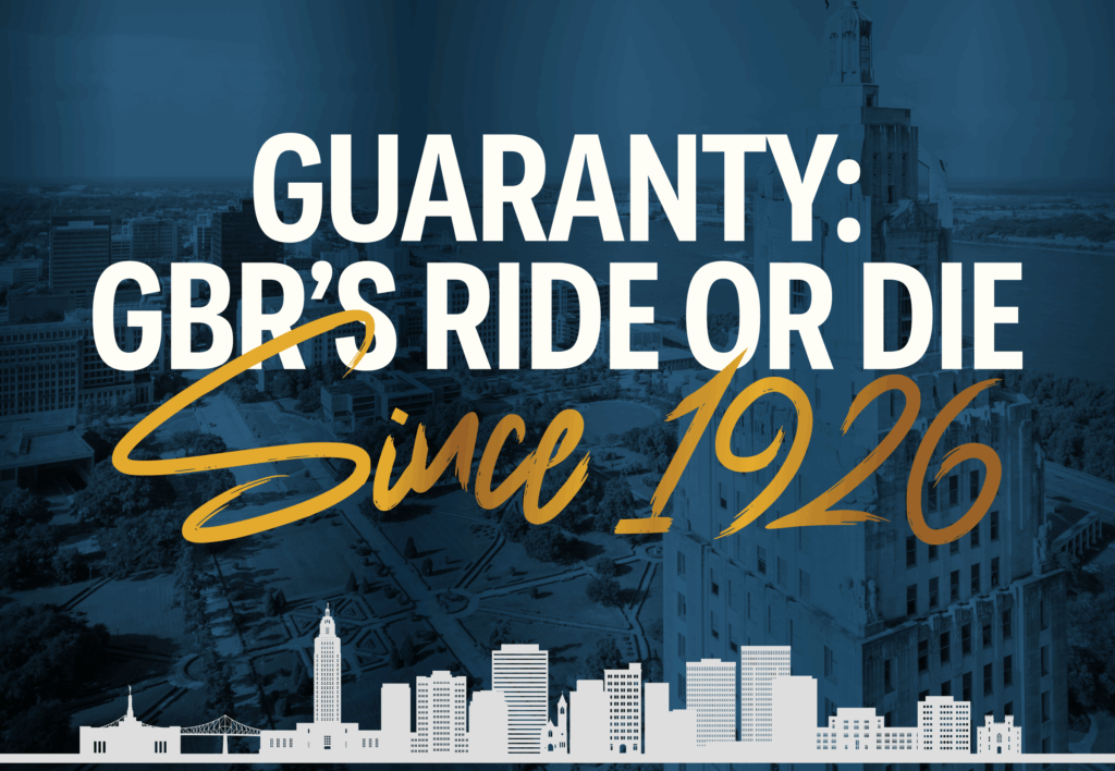 Guaranty Coporation Company Timeline - Guaranty Gives